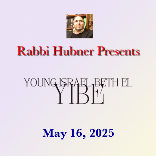 Yahu for Pesach Two! – Rabbi Moshe Hubner